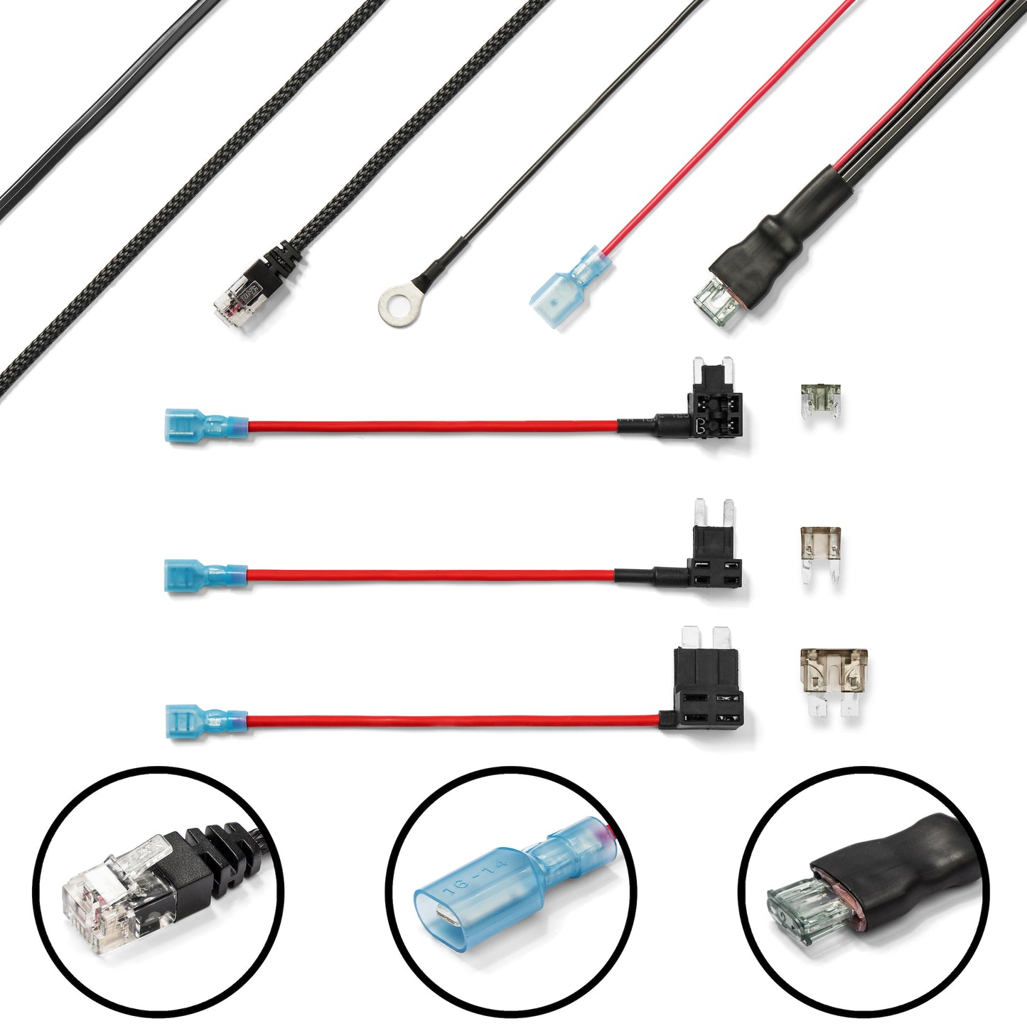 Radar Mount RJ11 Direct Wire Power Cord for Uniden Radar Detectors ...